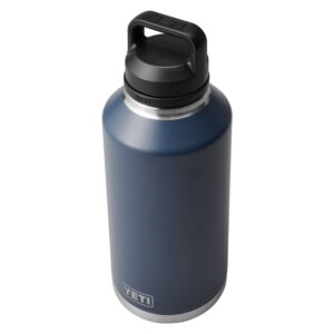 YETI Rambler 64 oz Bottle, Vacuum Insulated, Stainless Steel with Chug Cap, Navy