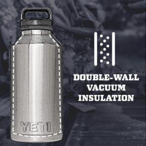 YETI Rambler 64 oz Bottle, Vacuum Insulated, Stainless Steel with Chug Cap, Navy