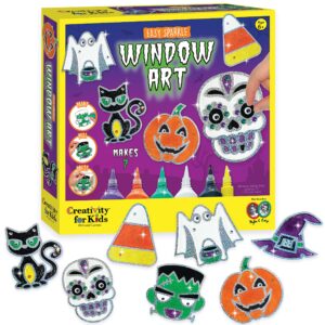 creativity for kids halloween window art - halloween crafts, make your own halloween window clings