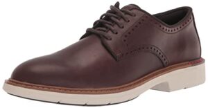 cole haan mens go-to plain toe oxford, dark coffee, 10.5 us