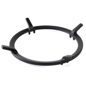 wok ring, w10216179 replacement parts wok support ring for gas stove ge, whirlpool, kitchenaid, kenmore, jenn air, bosch, samsung etc gas range parts cast iron wok stand rack set cookware accessories