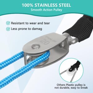 Fanwer Shoulder Pulley - Multi-Use Pulleys for Shoulder Rehab Over Door - Arm Rehabilitation Assisting Exercise Equipment for Rotator Cuff Recovery, Improve Flexibility Stretching, Range of Motion