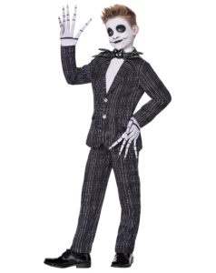 spirit halloween kids the nightmare before christmas jack skellington suit costume - l