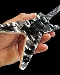 axe heaven axe heaven guitar pantera dimebag darrell signature dime-o-flage miniature guitar replica