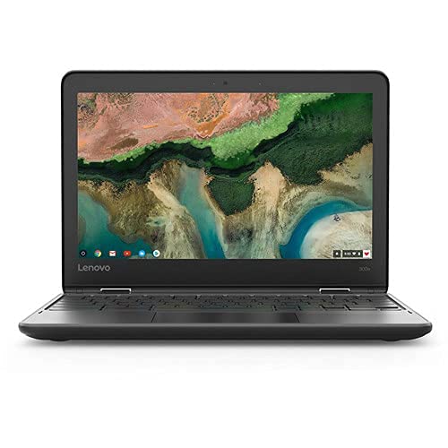 Lenovo Chromebook 300e (2nd Gen) 11.6-inch HD Touchscreen 32GB eMMC 1.1GHz Celeron N4020 (4GB RAM, SD Card Reader, Black) 81MB001DUS