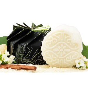 viori hidden waterfall shampoo bar made with rice water - handcrafted all natural shampoo bars - sulfate free shampoo