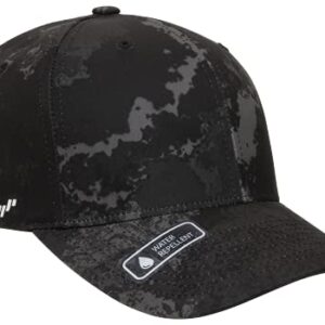 Flexfit unisex adult Flexfit Veil Camo Cap Hat, Poseidon, Large-X-Large US