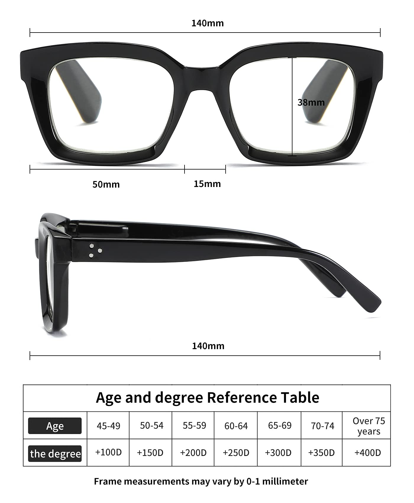 ZXYOO 3 Pack Oversize Square Design Reading Glasses for Women, Blue Light Blocking Computer Reader (Black&Leopard&Transparent, 1.25)