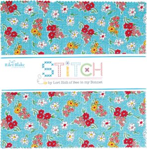 riley blake designs stitch 10 inch stacker by lori holt, 42 pcs. (10-10920-42), 10 inches