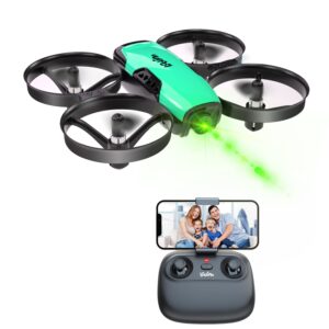 loolinn | drones for kids with camera - mini drone, remote control quadcopter uav with 90° adjustable camera, security guards, fpv real time transmission photos and videos (gift idea)