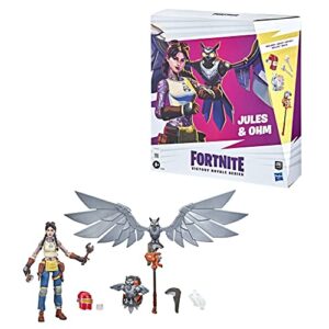 FORTNITE Victory Royale Series Jules and Ohm Deluxe Pack Collectible Action Figures with Accessories - Ages 8 and Up, 6-inch