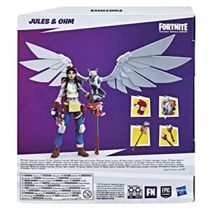 FORTNITE Victory Royale Series Jules and Ohm Deluxe Pack Collectible Action Figures with Accessories - Ages 8 and Up, 6-inch