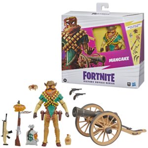 FORTNITE Victory Royale Series Mancake Deluxe Pack Collectible Action Figure with Accessories - Ages 8 and Up, 6-inch