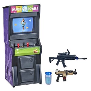 fortnite victory royale series arcade collection purple arcade machine collectible toy with accessories - ages 8 and up, 6-inch