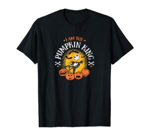 jack skellington i am the pumpkin king t-shirt