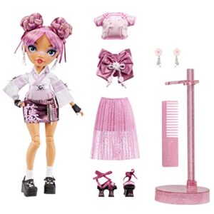 Rainbow High Lila Yamamoto- Mauve Purple Fashion Doll. 2 Designer Outfits to Mix & Match with Accessories, Great Gift for Kids 6-12 Years Old and Collectors