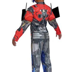 Disguise Optimus Prime Muscle Costume for Kids, Official Transformers Rise of the Beasts Padded Costume and Mask, Size (7-8)