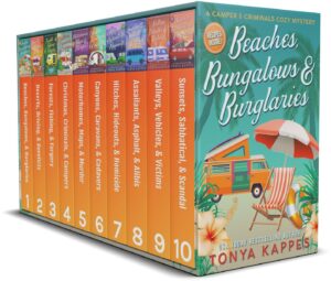 a camper and criminals cozy mystery: all ten books : box sets book 1-10 (tonya kappes books cozy mystery box sets)