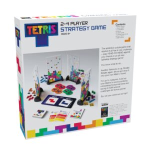 Buffalo Games - Tetris - Strategic Puzzle Game - Great for Family or Adult Game Night - Ages 8 and Up - 2 to 4 Players