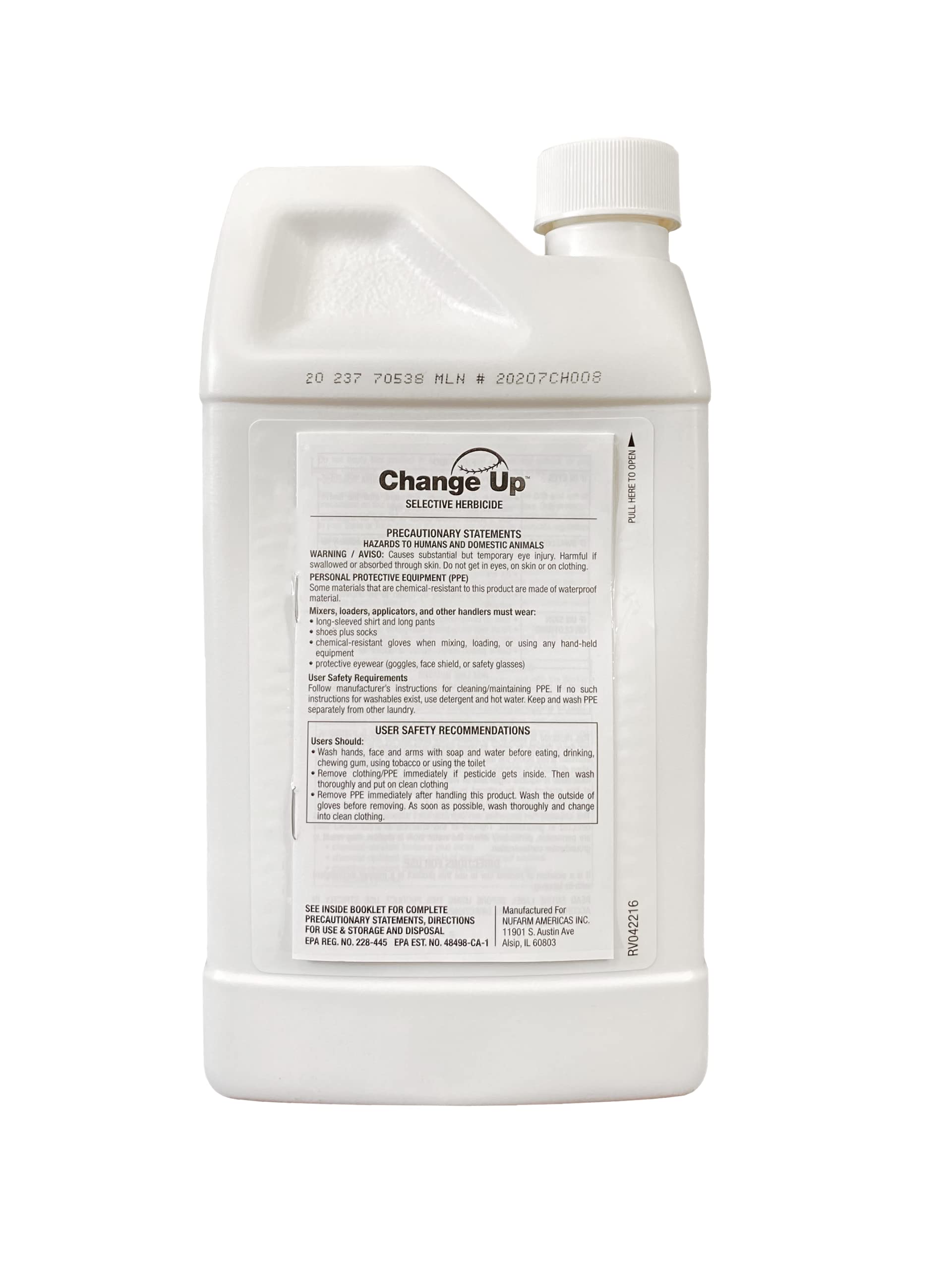 Nufarm Change Up, Premium Selective Herbicide to Provide Powerful Weed Control, 32 oz