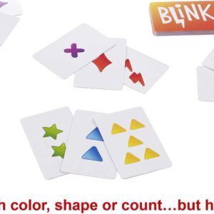 Mattel Games Blink Card Game For Family Night, World's Fastest Card Game, Easy For Kids in a Collectible Storage Tin