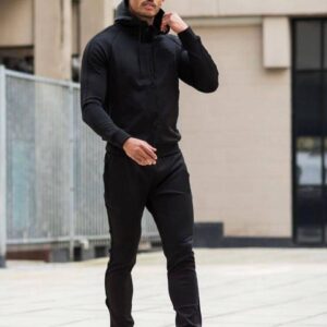 COOFANDY Men's Hoodie Tracksuit 2 Piece Casual Sweatsuit Sets Slim Fit Jogging Athletic Suits