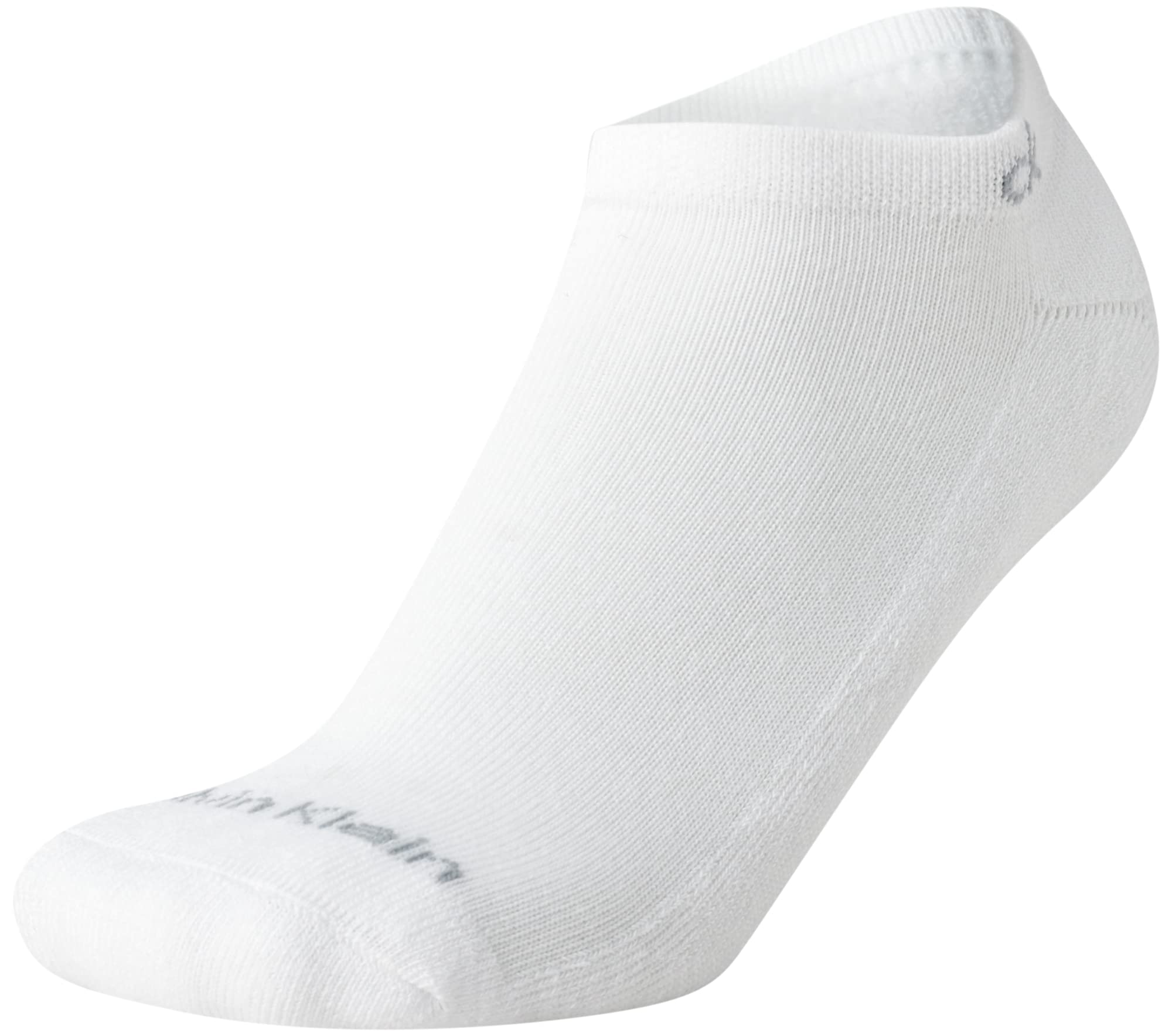 Calvin Klein Women's Athletic Socks - Cushion No Show Socks (6 Pack), Size 4-10, White