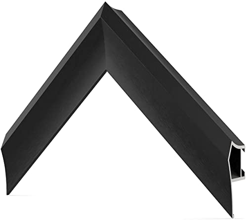 Frame My TV Deco TV Frames Alloy Prismatic - Anodized Black Bezel Compatible ONLY with Samsung The Frame TV (75", Fits 2021-2024 Frame TV)