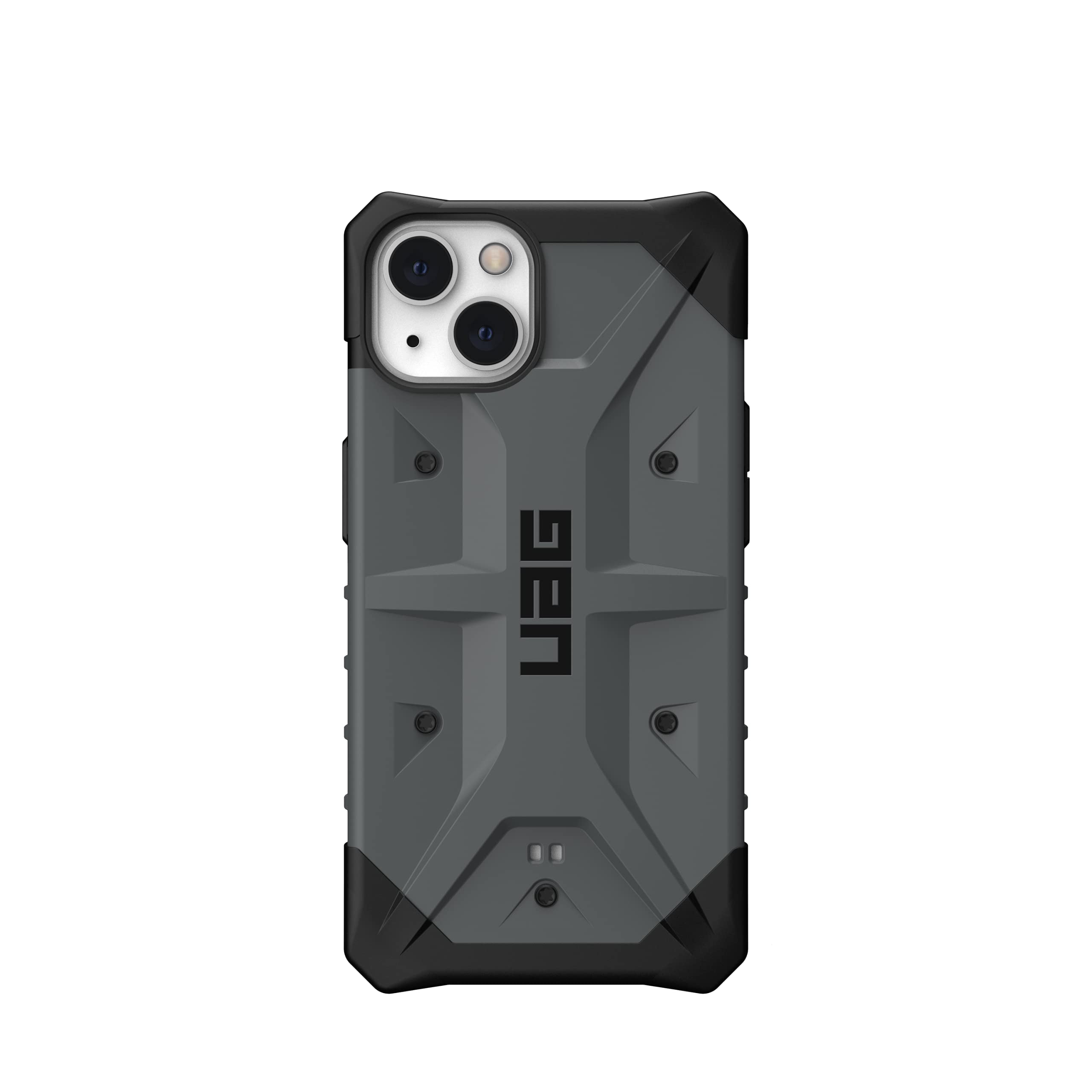 URBAN ARMOR GEAR UAG Designed for iPhone 13 Case Grey Silver Rugged Lightweight Slim Shockproof Pathfinder Protective Cover, [6.1 inch Screen]