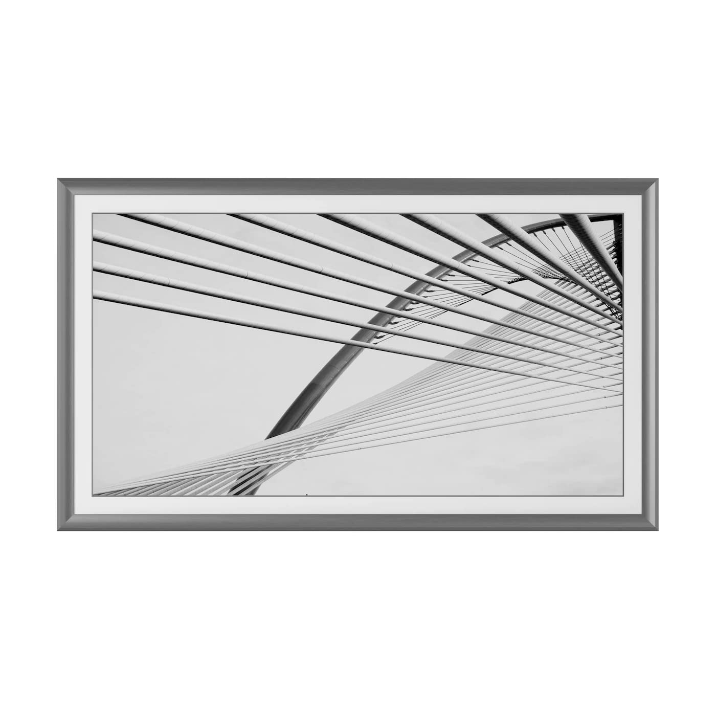 Frame My TV Deco TV Frames Alloy Prismatic - Graphite Bezel Compatible ONLY with Samsung The Frame TV (32", Fits 2021-2024 Frame TV)