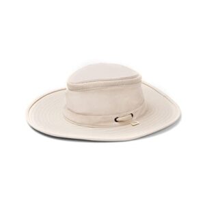 tilley unisex adult ltm6 airflo broad brim recycled sun hat, light stone, 7.625 us