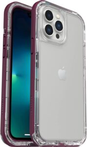 lifeproof next series case for iphone 13 pro max & iphone 12 pro max - essential purple