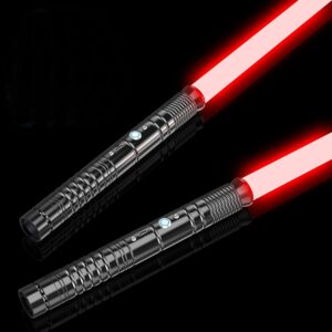 lorsaberus [upgrade lightsaber, 2-in-1 rgb 12 colors usb c charge light saber for kids adult, metal hilt dueling light sabers toy for boys girls, children's day gifts, 2pack