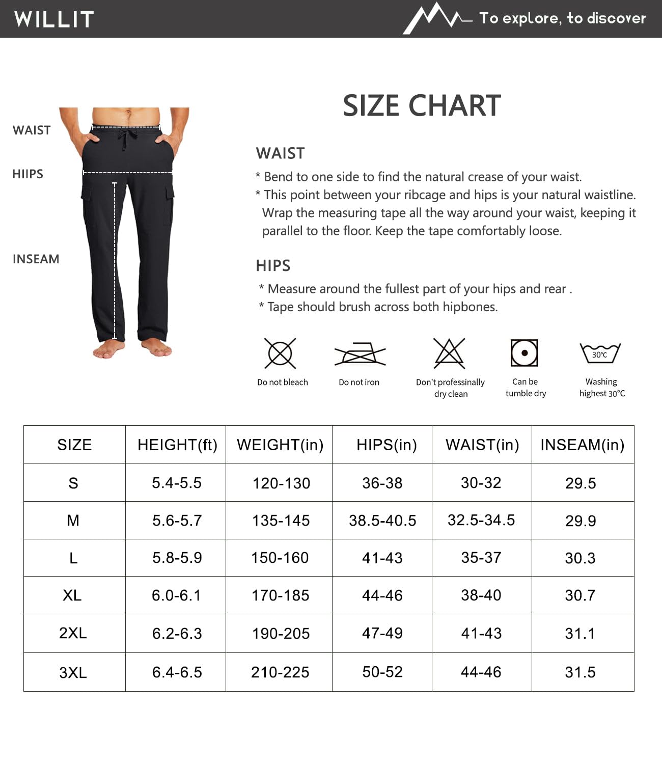 Willit Men's Cotton Yoga Sweatpants Athletic Lounge Pants Cargo Open Bottom Joggers Straight Leg Casual with Pockets Light Gray XL