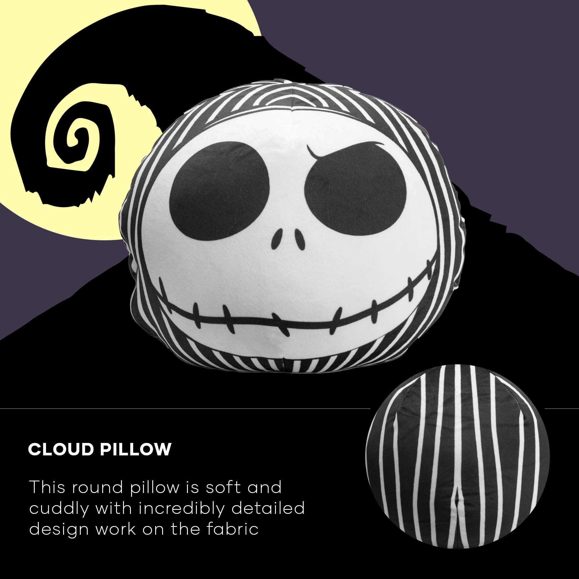 Northwest,Polyester Cloud Pillow, 1 Count (Pack of 1), Jack Grin