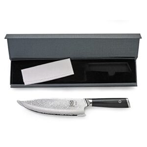 Mercer Culinary M13795 Premium Grade Super Steel, 8-Inch The Hunter Chef's Knife, G10 Handle