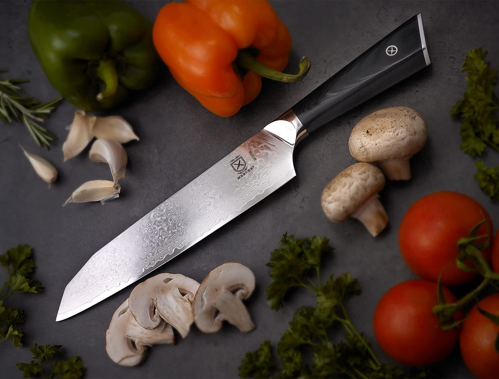 Mercer Culinary M13786 Premium Grade Super Steel, 7-Inch Santoku Knife, G10 Handle