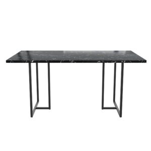 cosmoliving by cosmopolitan astor dining table, black, 64 in x 36 in x 30 in