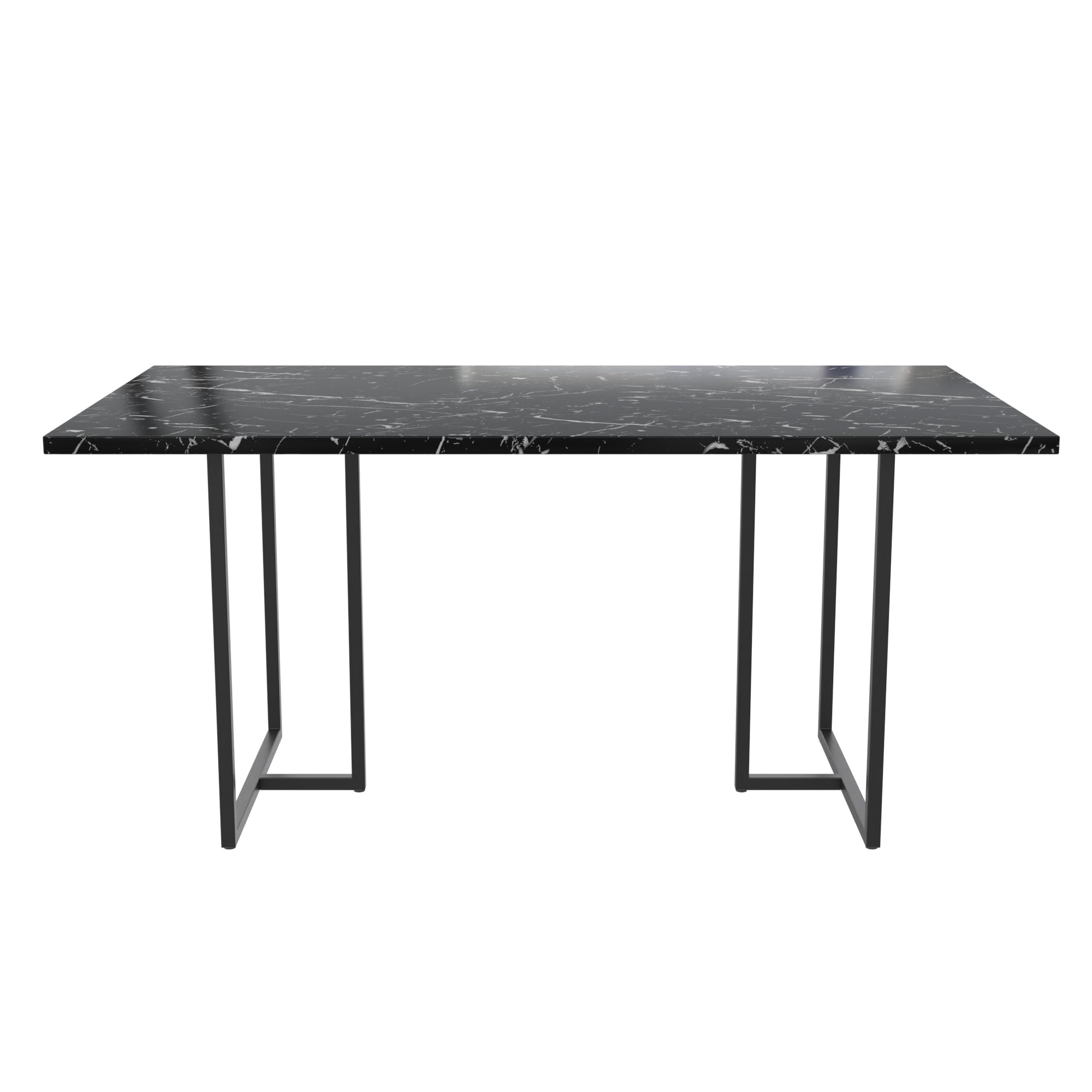 CosmoLiving by Cosmopolitan Astor Dining Table, Black, 64 in x 36 in x 30 in