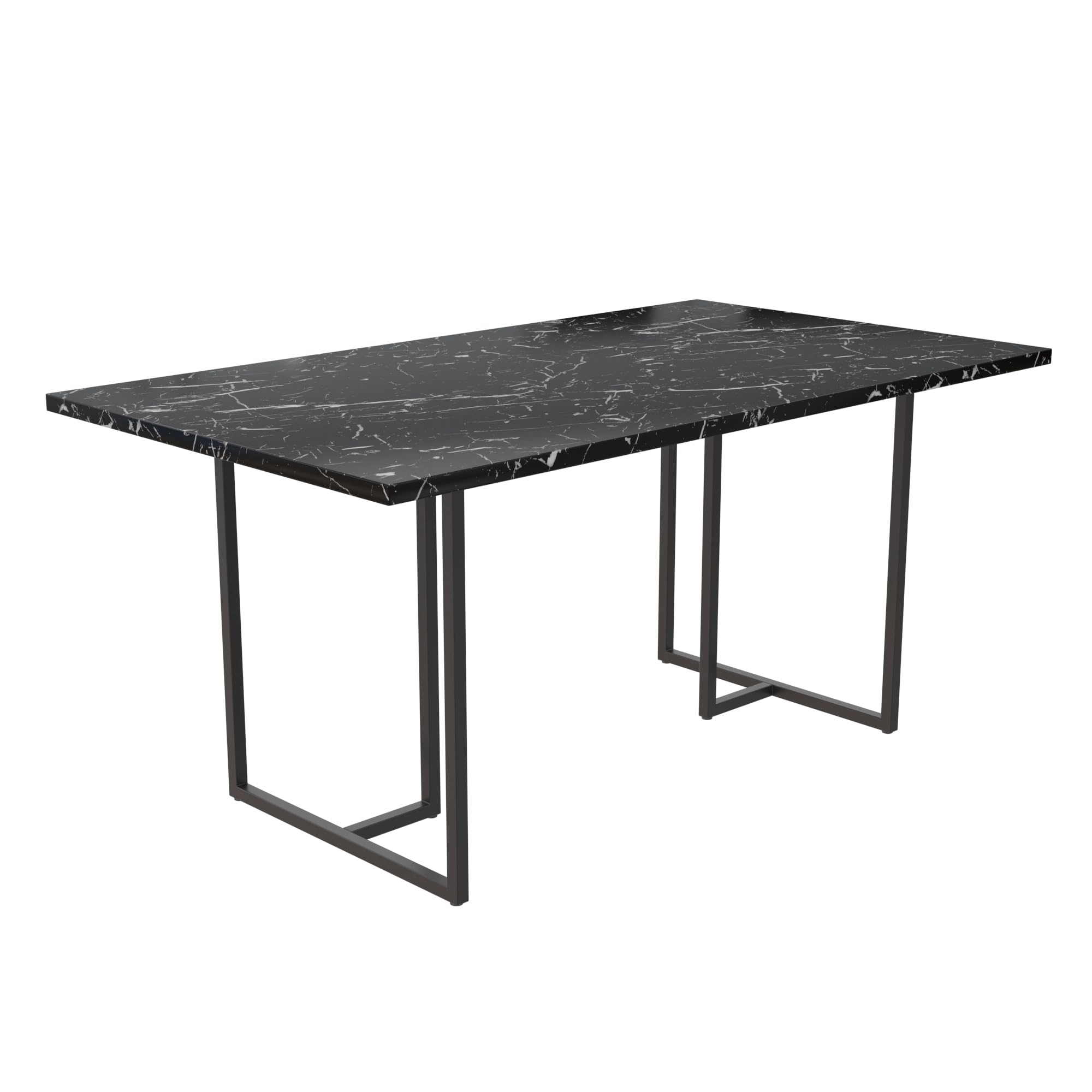 CosmoLiving by Cosmopolitan Astor Dining Table, Black, 64 in x 36 in x 30 in