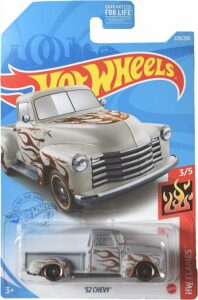 hot wheels '52 chevy, [gray] 229/250 flames 3/5