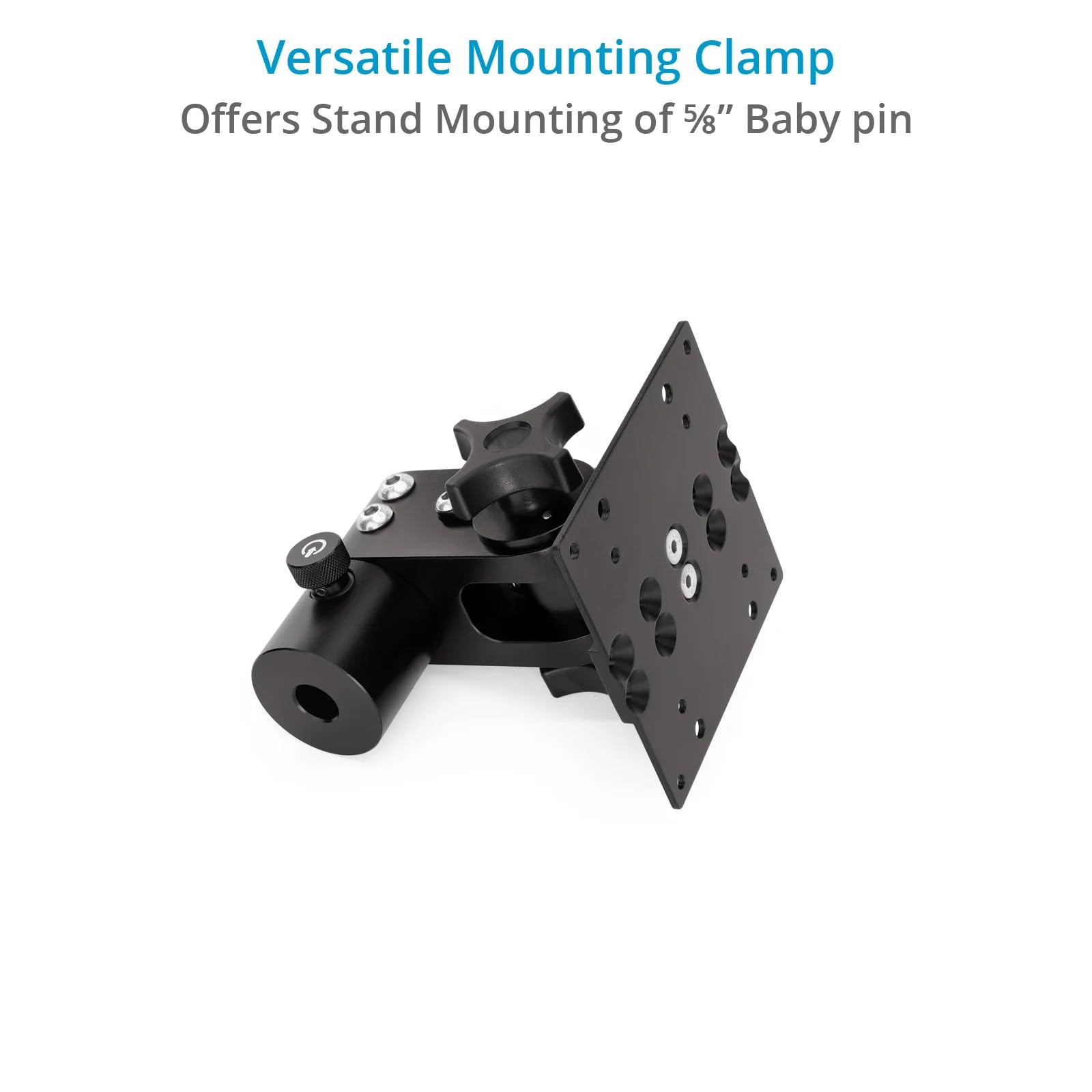 PROAIM Monitor Mount (75mm/100mm) for C-Stands & Light Stands. 180° Tilt & 360° Rotation. Payload up to 18kg /40lb. (P-MNMT-01)