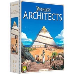 7 wonders architects | strategy game | board game for kids and families | civilization board game for game night | ages 8+ | 2-7 players | avg. playtime 25 min | made by repos production