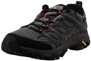 merrell moab 3 waterproof hiking shoe, black night, 10