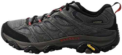 Merrell Moab 3 Waterproof Hiking Shoe, Black Night, 10