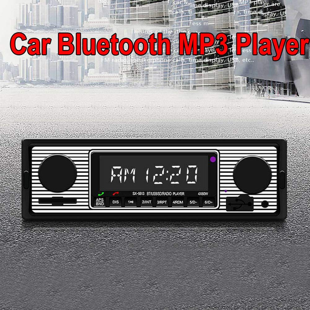 iayokocc Smart Player Bluetooth Retro MP3 FM Auto Accessories Electronic Car Radio Stereo