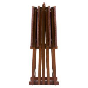 Winsome Wood Alex 5-Piece Snack Table Set, Walnut Finish