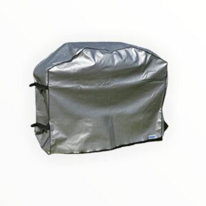 comp bind technology grill cover, compatible with dyna-glo 5 burner gas grill model dgh474crp, outdoor and waterproof grey padded cover dimensions 55.2''w x 23.9''d x 47''h by comp bind