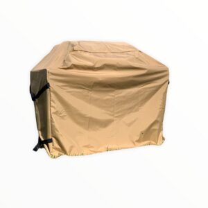 comp bind technology grill cover, compatible with dyna-glo 5 burner gas grill model dgh474crp, tan padded outdoor and waterproof cover dimensions 55.2''w x 23.9''d x 47''h by comp bind