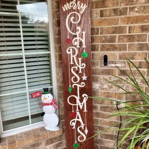 Christmas Stencils for Painting on Wood Holiday Christmas Stencil Large Believe Xmas Painting Stencils for Wall Porch Glass Wood Fabric